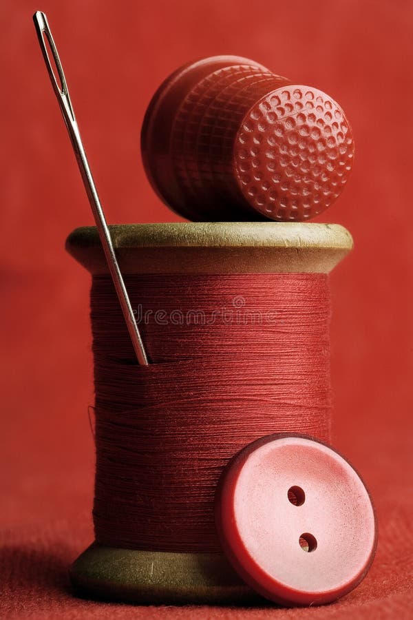 Thimble stock image. Image of sewing, thread, tools, tailor - 6049141