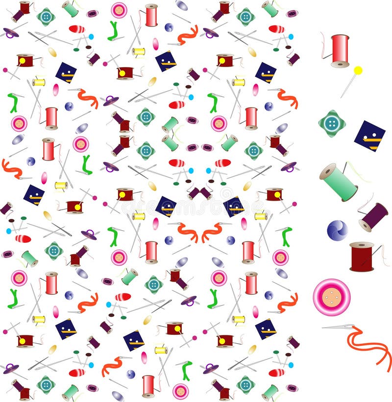 Sewing Background Stock Illustrations – 103,896 Sewing Background Stock ...