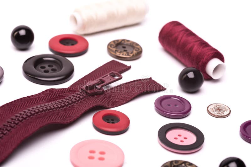 Sewing accessories stock image. Image of closeup, lighting - 51691245