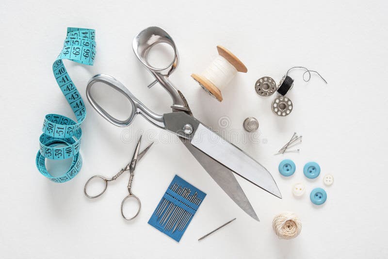 Sewing accessory kit stock image. Image of measure, equipment - 308715859