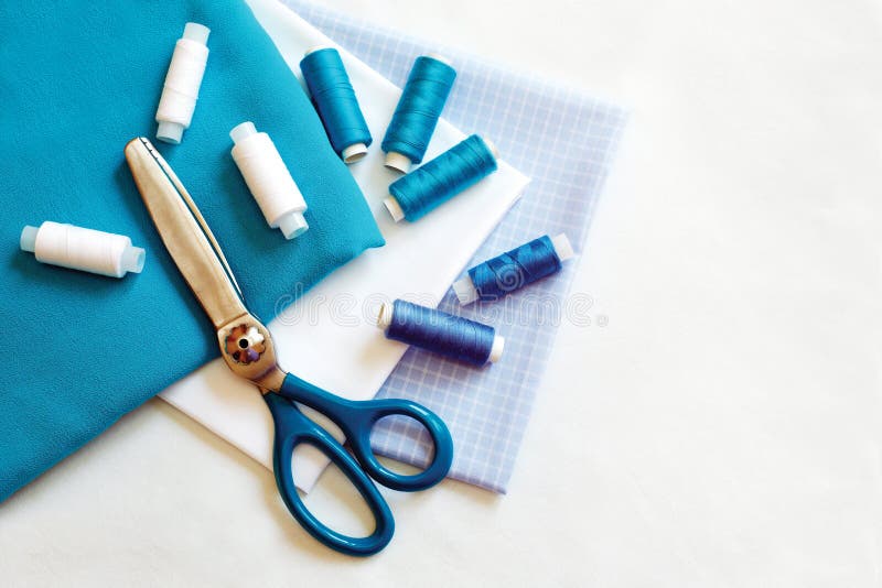 Meter, Pins, Buttons and Thread Stock Image - Image of embroidery ...