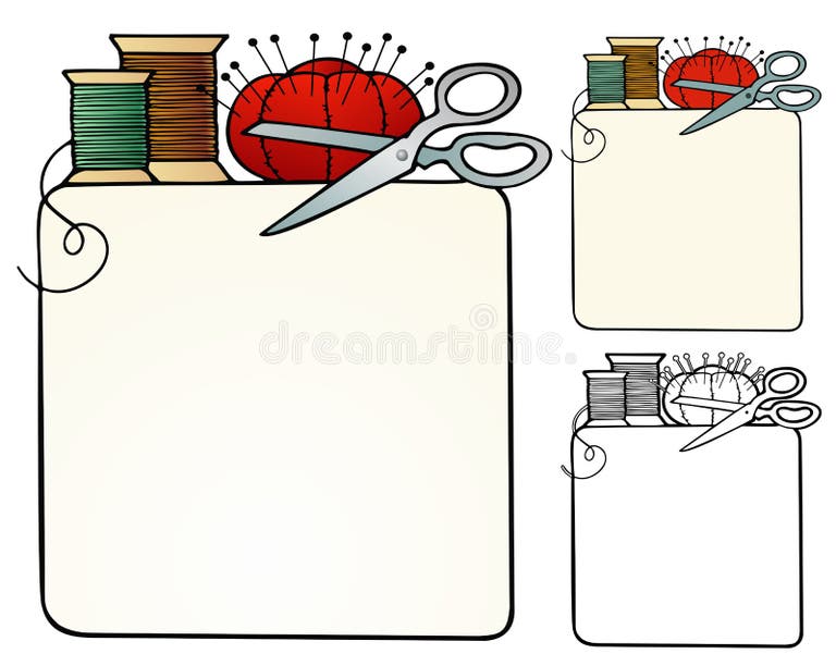 Sewing Border Stock Illustrations – 10,965 Sewing Border Stock ...