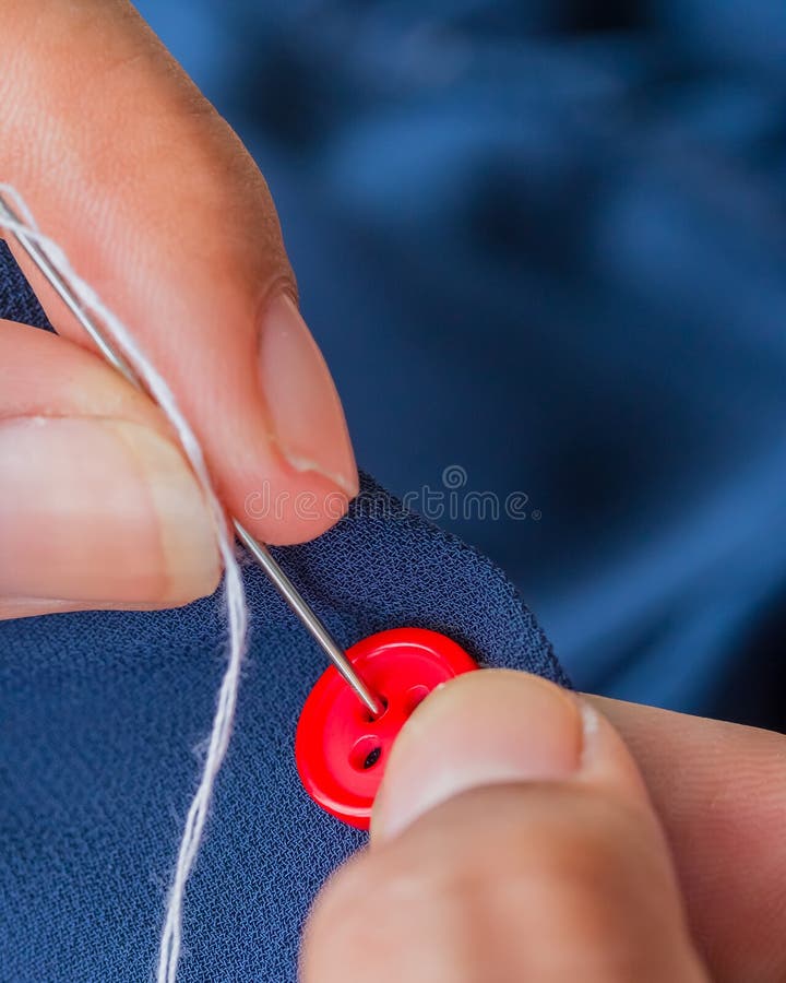 Sewing Buttons Represents Stitches Needles and Tailor Stock Image ...