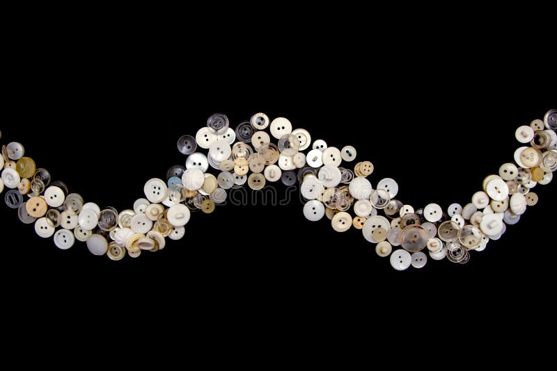 Sewing Buttons Background. White Sewing Buttons Texture and Patterns on ...