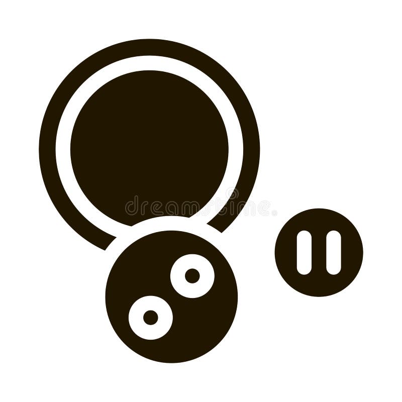 Sewing Buttons Icon Vector Glyph Illustration Stock Vector ...