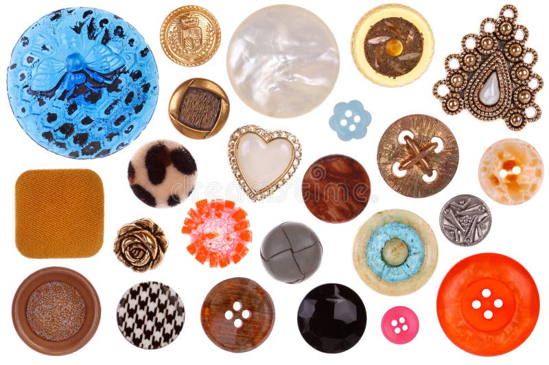Sewing Buttons stock image. Image of plastic, decorating - 51952943