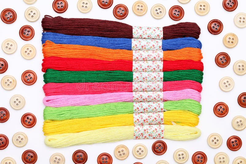 Threads and buttons stock photo. Image of button, hobby - 25322006