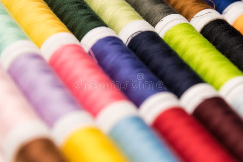 Sewing cotton colors stock image. Image of colors, embroidery - 90045125