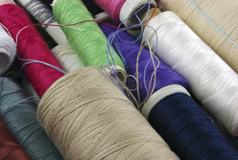 Sewing Cotton stock photo. Image of material, closeup - 40201846