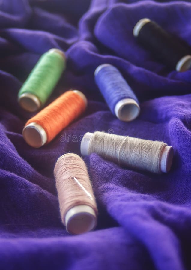Sewing cotton stock photo. Image of cotton, sewing, fabric - 40848554