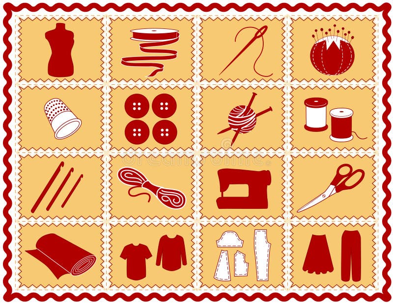 Sewing Border Clip Art