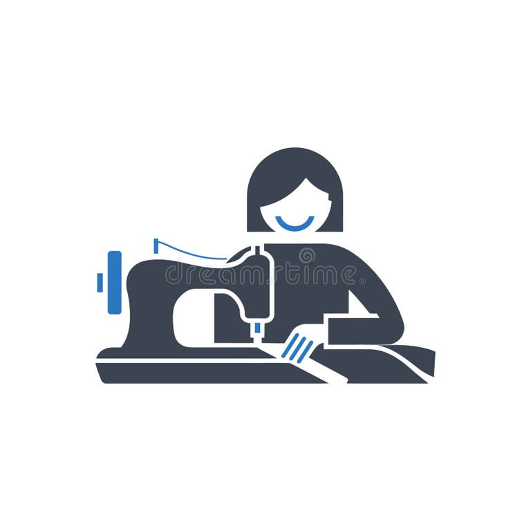 Sewing Craftsmanship Icon stock vector. Illustration of symbol - 384696303