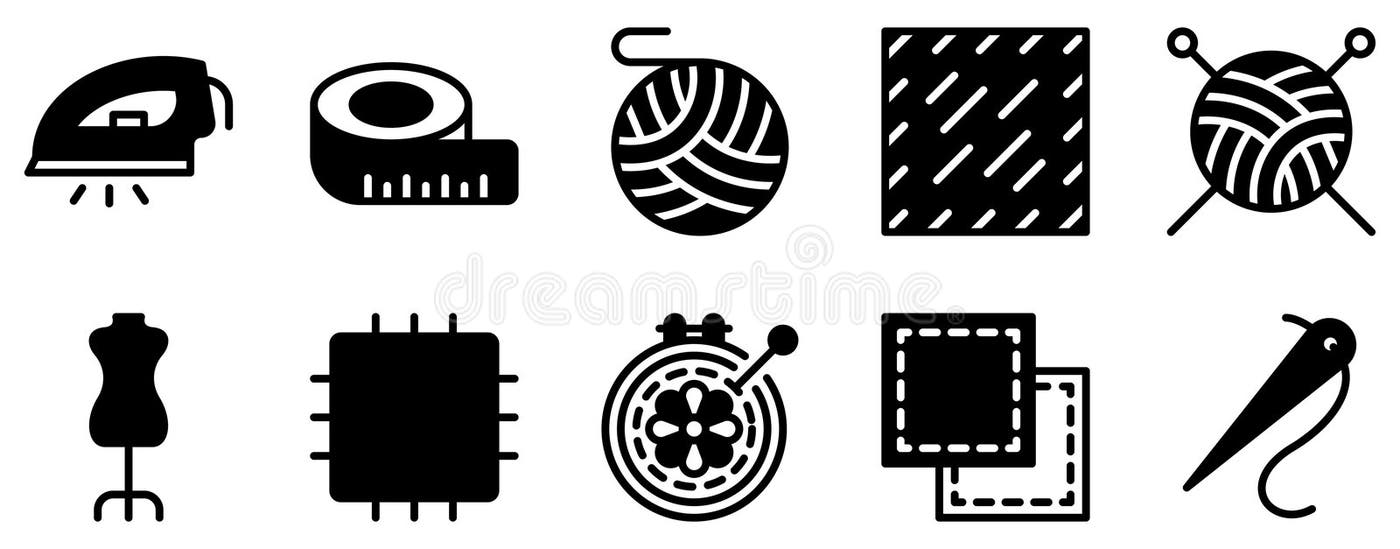 Solid Mix Style Needle Thread Stock Illustrations – 1 Solid Mix Style ...