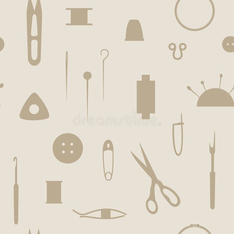 Sewing industry pattern. stock vector. Illustration of handmade - 97180547