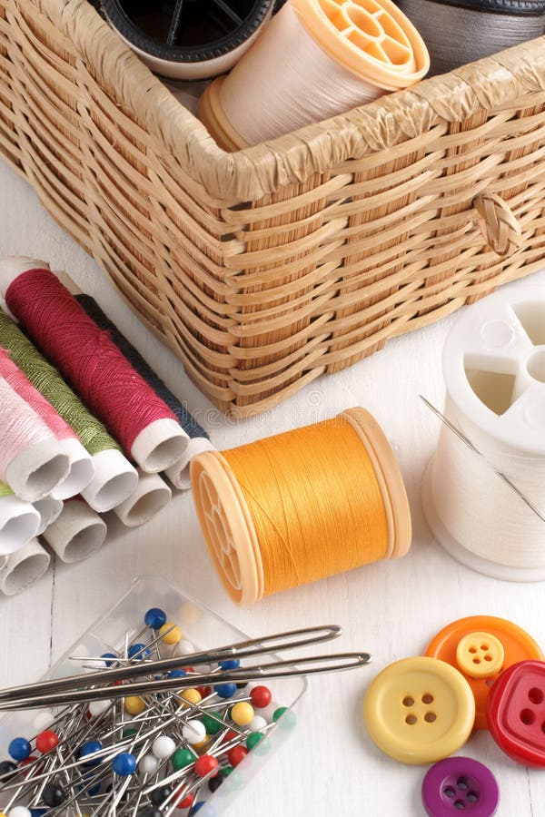 Sewing items stock image. Image of material, domestic - 37498343