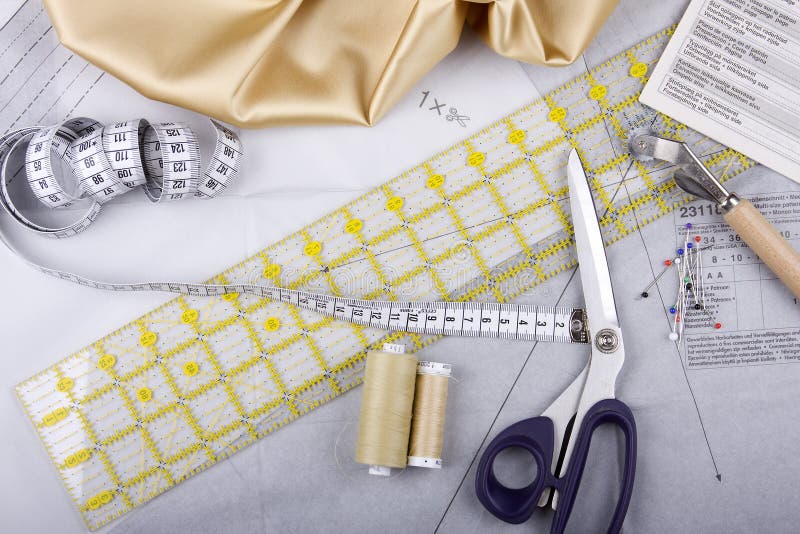 Sewing kit stock image. Image of bright, shears, clothing - 24067175