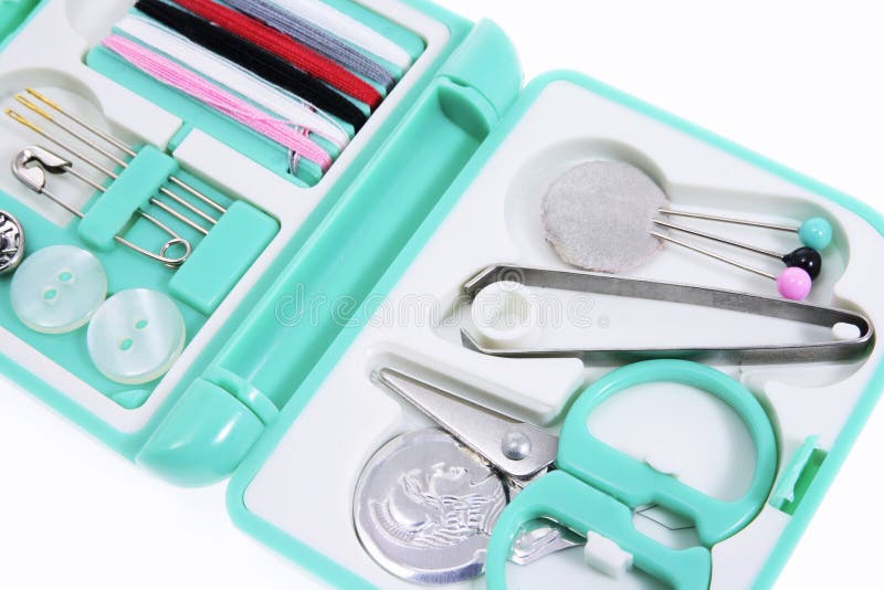 Sewing Kit stock image. Image of needlecraft, tailoring - 7221751