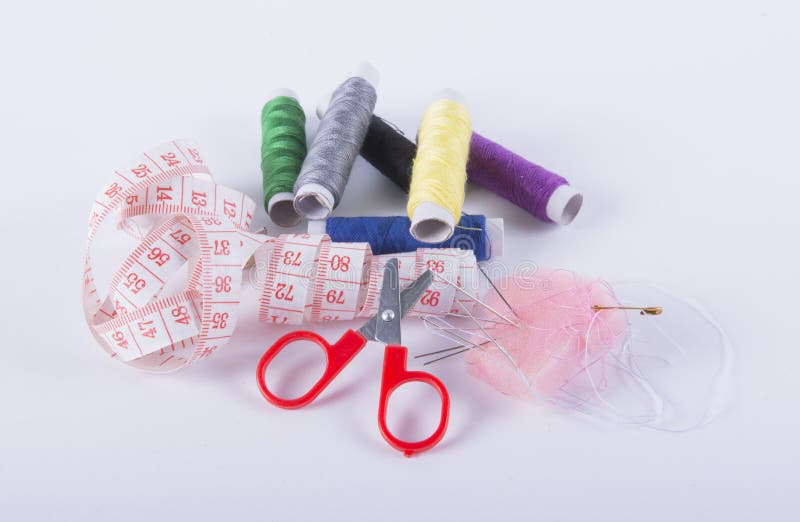 Sewing kit stock image. Image of isolated, creative, creativity - 44520851