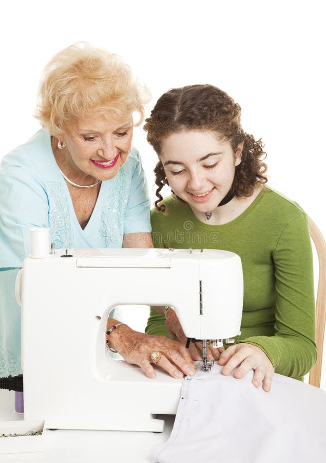 Sewing Lessons stock image. Image of person, seamstress - 13047367
