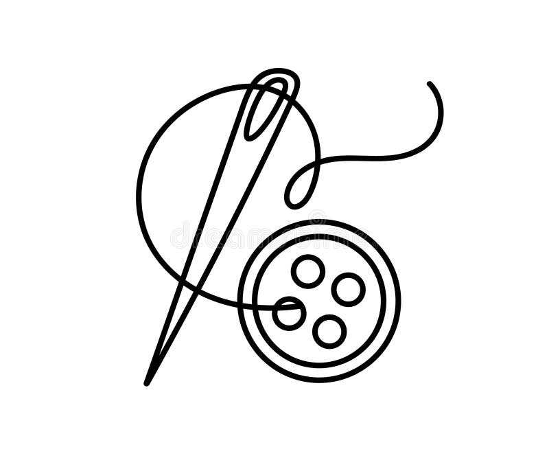 Needle Thread Logo Stock Illustrations – 12,190 Needle Thread Logo ...