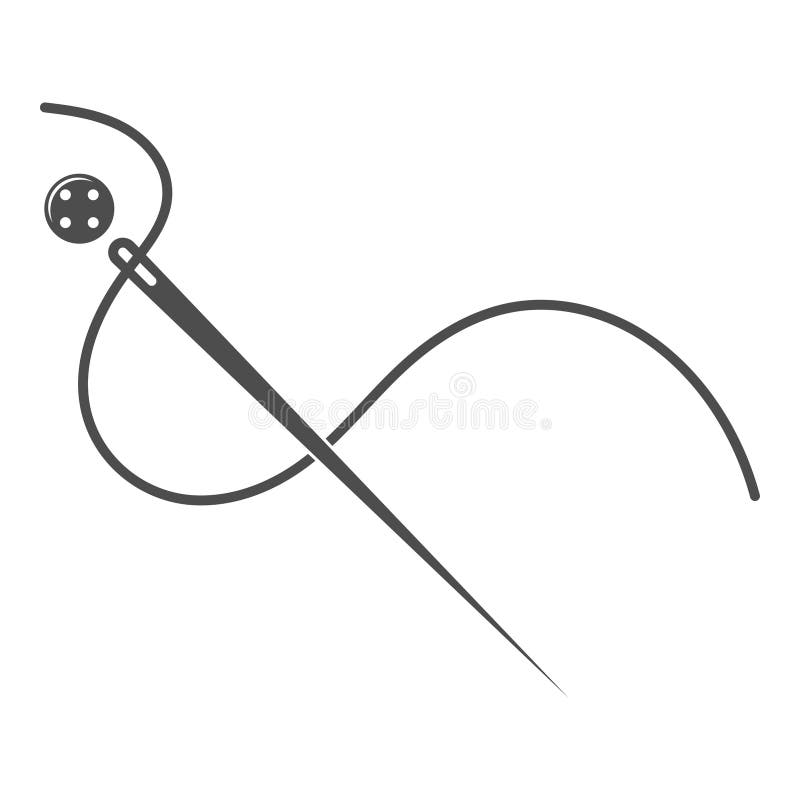 Sewing logo icon design stock vector. Illustration of machine - 329098666