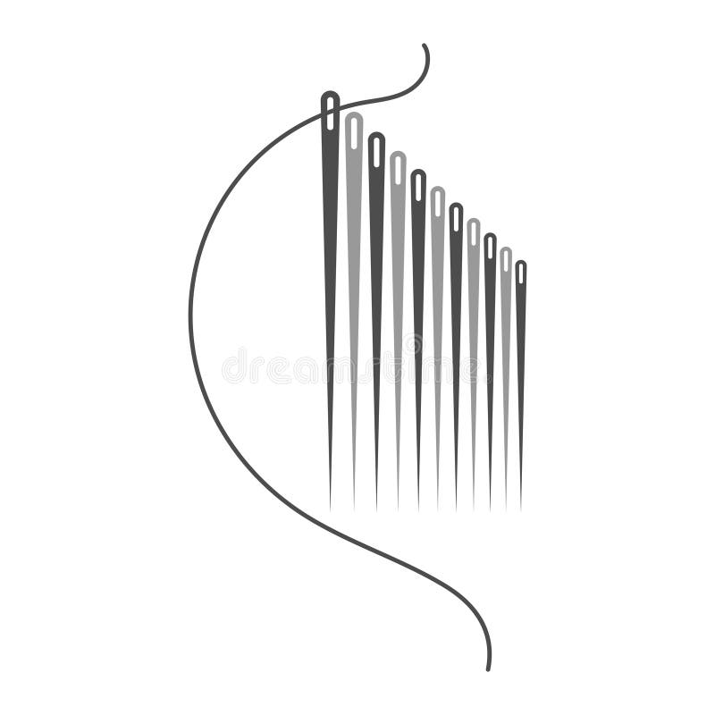 Sewing logo icon design stock vector. Illustration of tailoring - 329098672