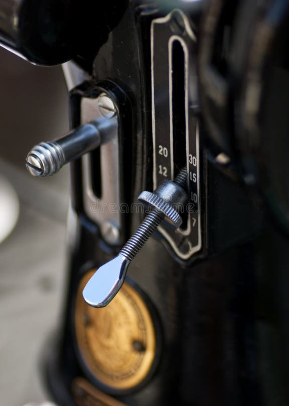 Sewing machine stock photo. Image of metal, mechanic - 15730020