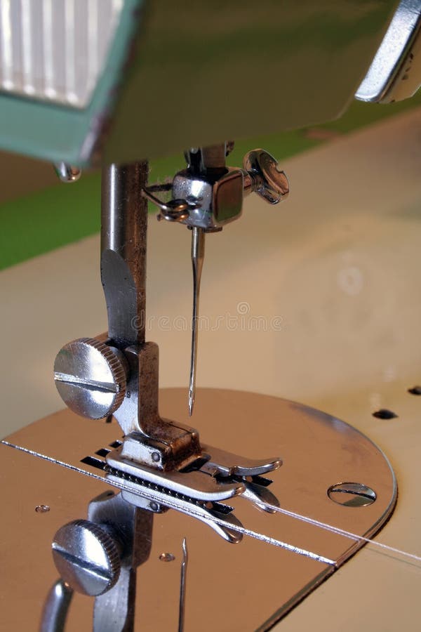 SEWING MACHINE stock photo. Image of sewing, closeup, needle - 936120