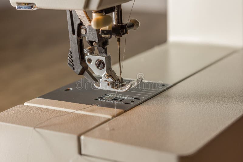 Sewing machine stock image. Image of material, textile - 82653541