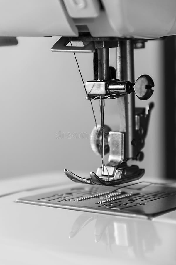 Modern Sewing machine stock image. Image of black, closeup - 30175335