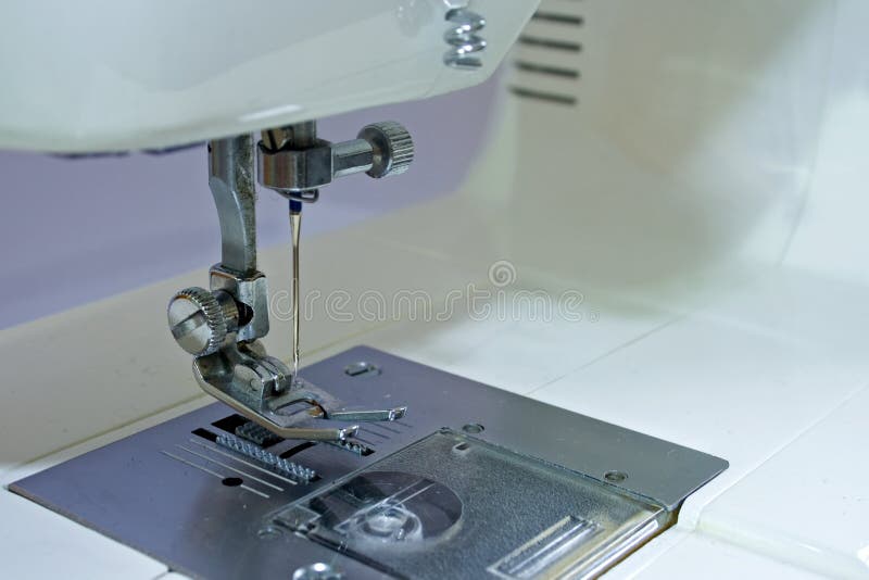 Sewing machine stock photo. Image of closeup, seam, seamstress - 32369188