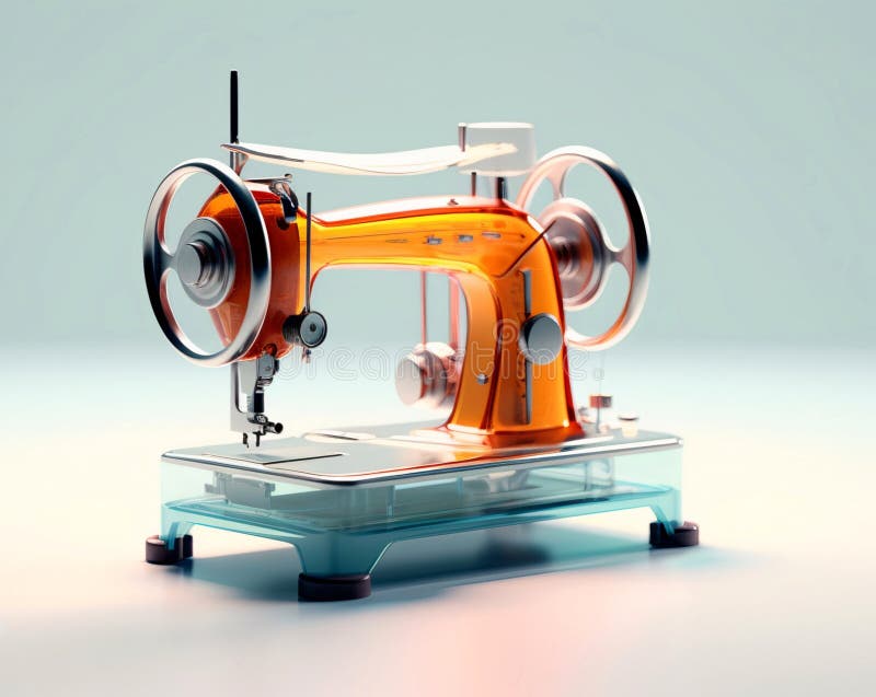 Sewing Machine 3d Stock Illustrations – 1,306 Sewing Machine 3d Stock ...
