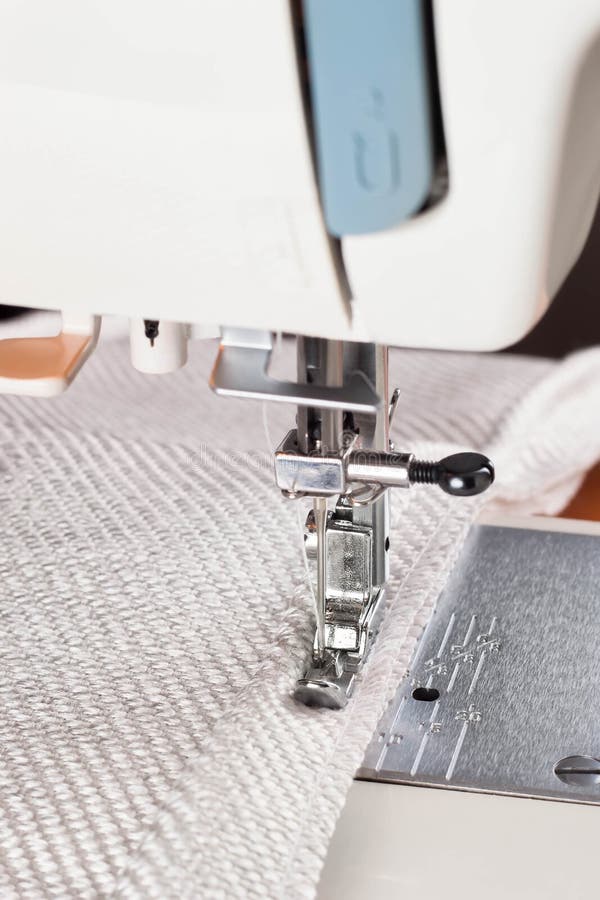 Sewing Machine and Decorative Edging Cord. Stock Photo - Image of ...