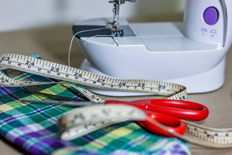 Tailoring or Handmade Clothes Concept. Stock Photo - Image of fabric ...