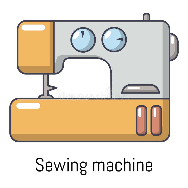 Sewing Machine Icon, Cartoon Style Stock Vector - Illustration of ...