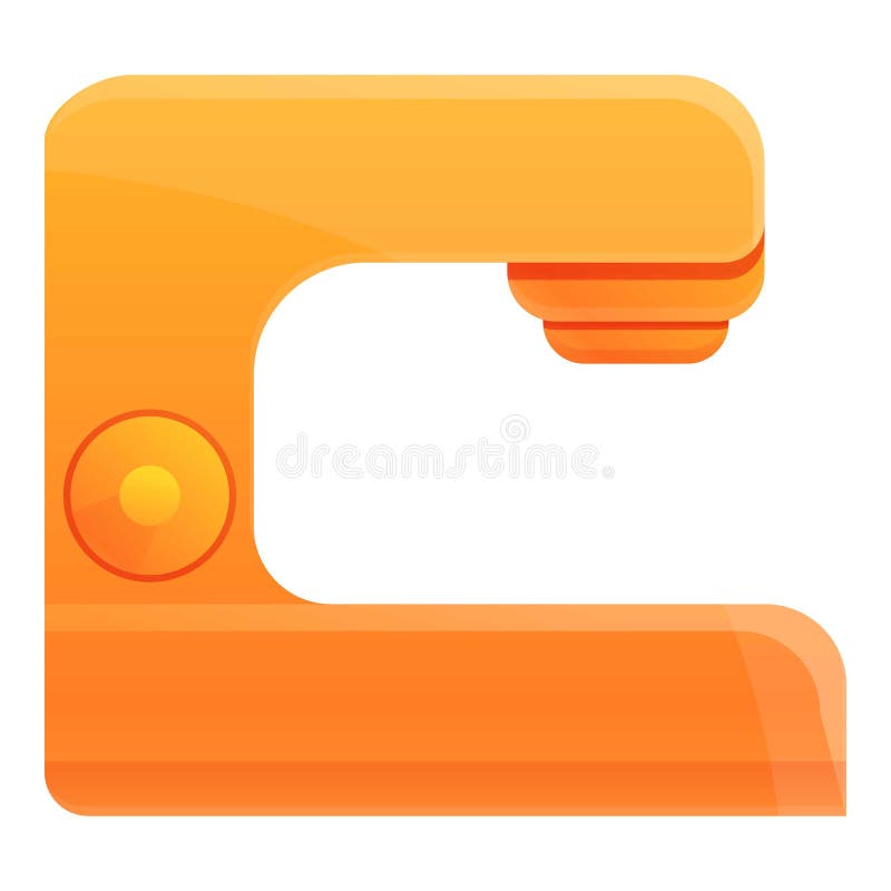 Sewing Machine Icon, Cartoon Style Stock Vector - Illustration of love ...