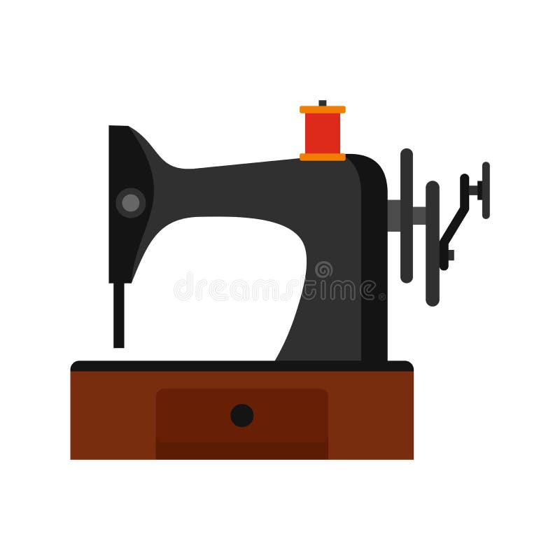 Sewing Machine Icon, Cartoon Style Stock Vector - Illustration of sign ...