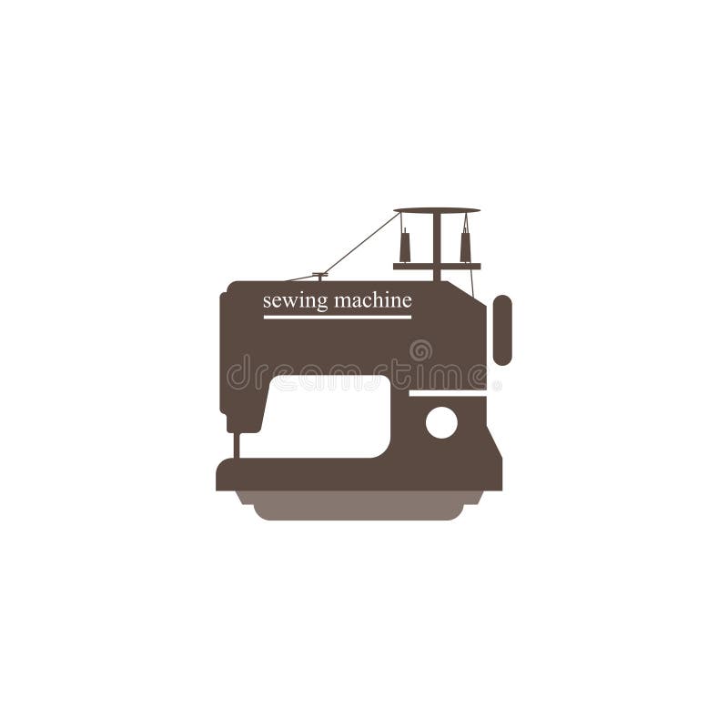 Sewing Machine Icon Logo Design Illustration Vector Stock Vector ...