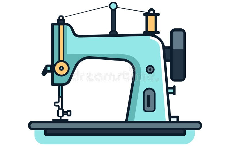Sewing Machine Icon. Tailor Concept. Vector Flat Illustration Stock ...