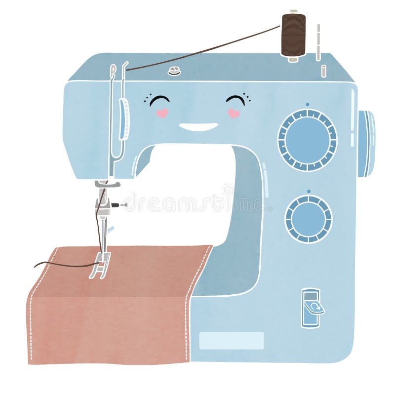 Kawaii Sewing Machine Stock Illustrations 6 Kawaii Sewing Machine