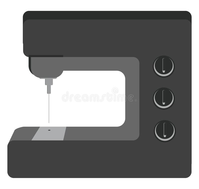 Sewing machine, icon stock vector. Illustration of graphic - 261378002