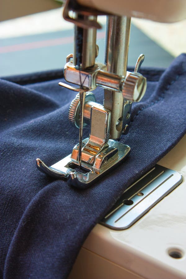 Sewing machine stock image. Image of dressmaker, clothes - 217795745