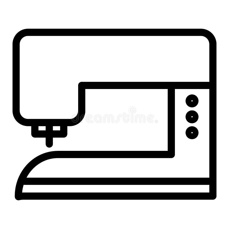 Sewing Machine Line Art Vector Stock Illustrations – 1,381 Sewing ...