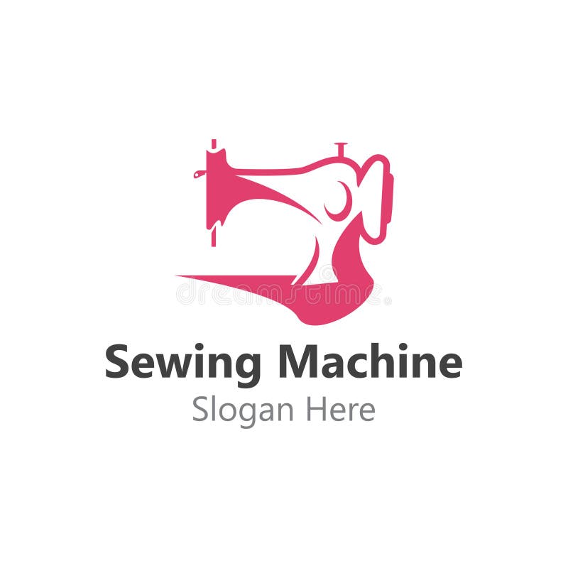Sewing Machine Logo Design Concept, Tailor Sewing Vector, Fashion ...