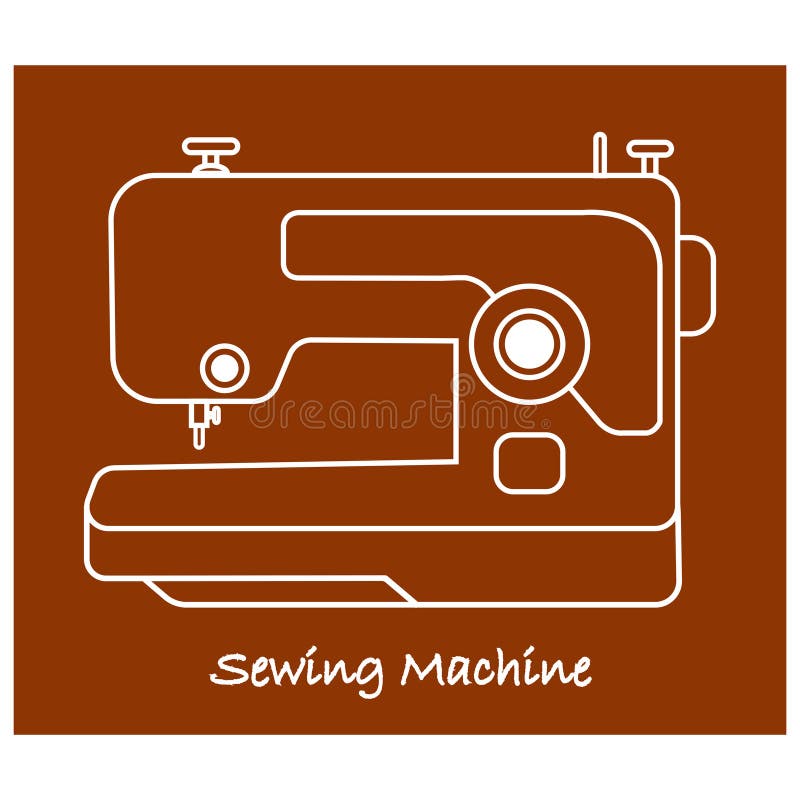 Old Fashioned Sewing Machine Stock Illustrations 185 Old Fashioned