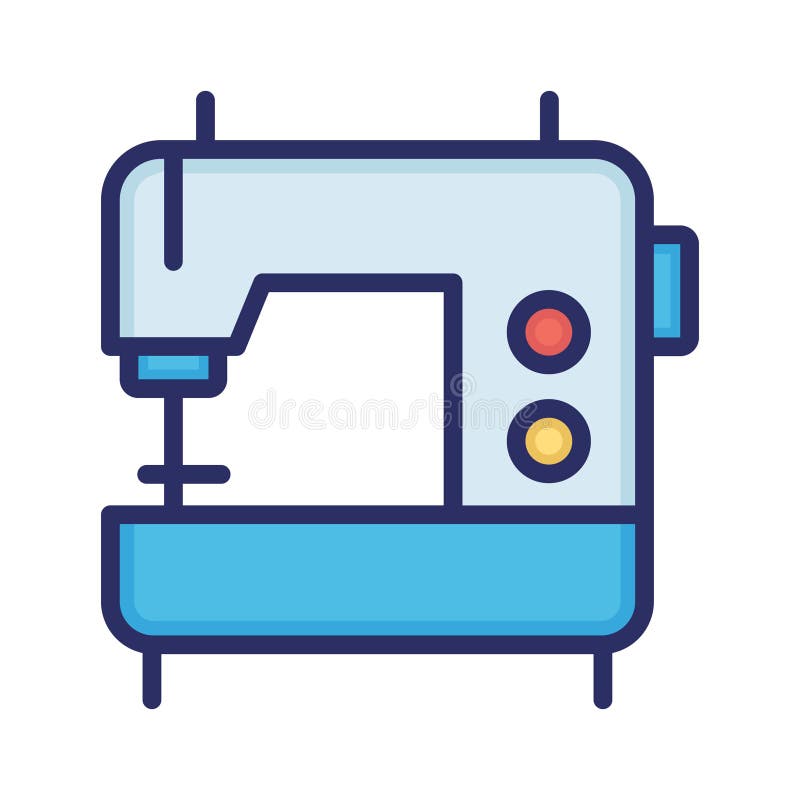Sewing Machine, Machine, Sew, Stitching Fully Editable Vector Icon ...