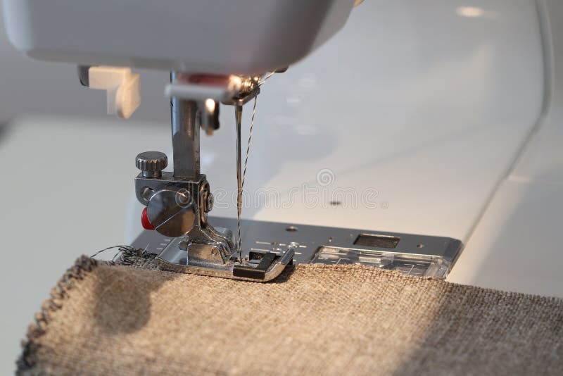 Sewing machine mechanism. stock photo. Image of metal - 210022394