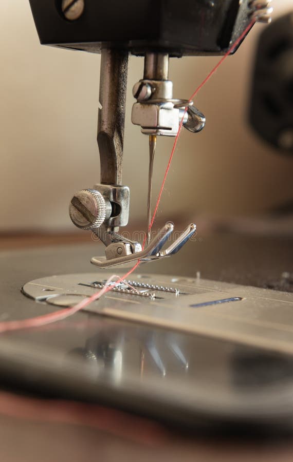 Sewing Machine Needle Vintage Tone Stock Image - Image of seamstress ...