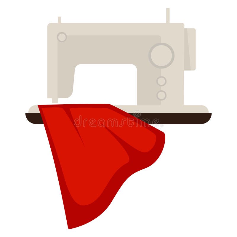 Sewing Machine Red Cloth Stock Illustrations – 298 Sewing Machine Red ...