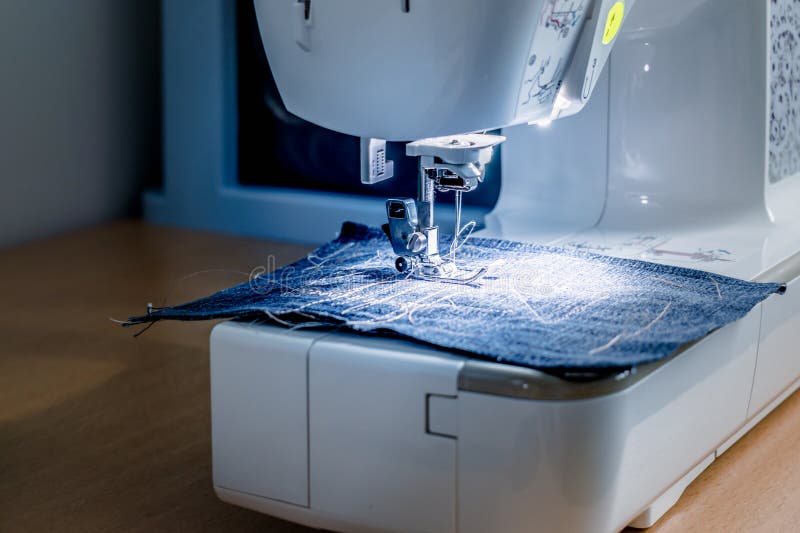 Sewing Machine, for Repair Work, Customization, Creation, Upcycling Stock Image - Image of ...